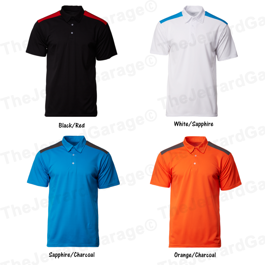 CRP2400 Two Tone Dri Fit Polo T-Shirt | TJG Print