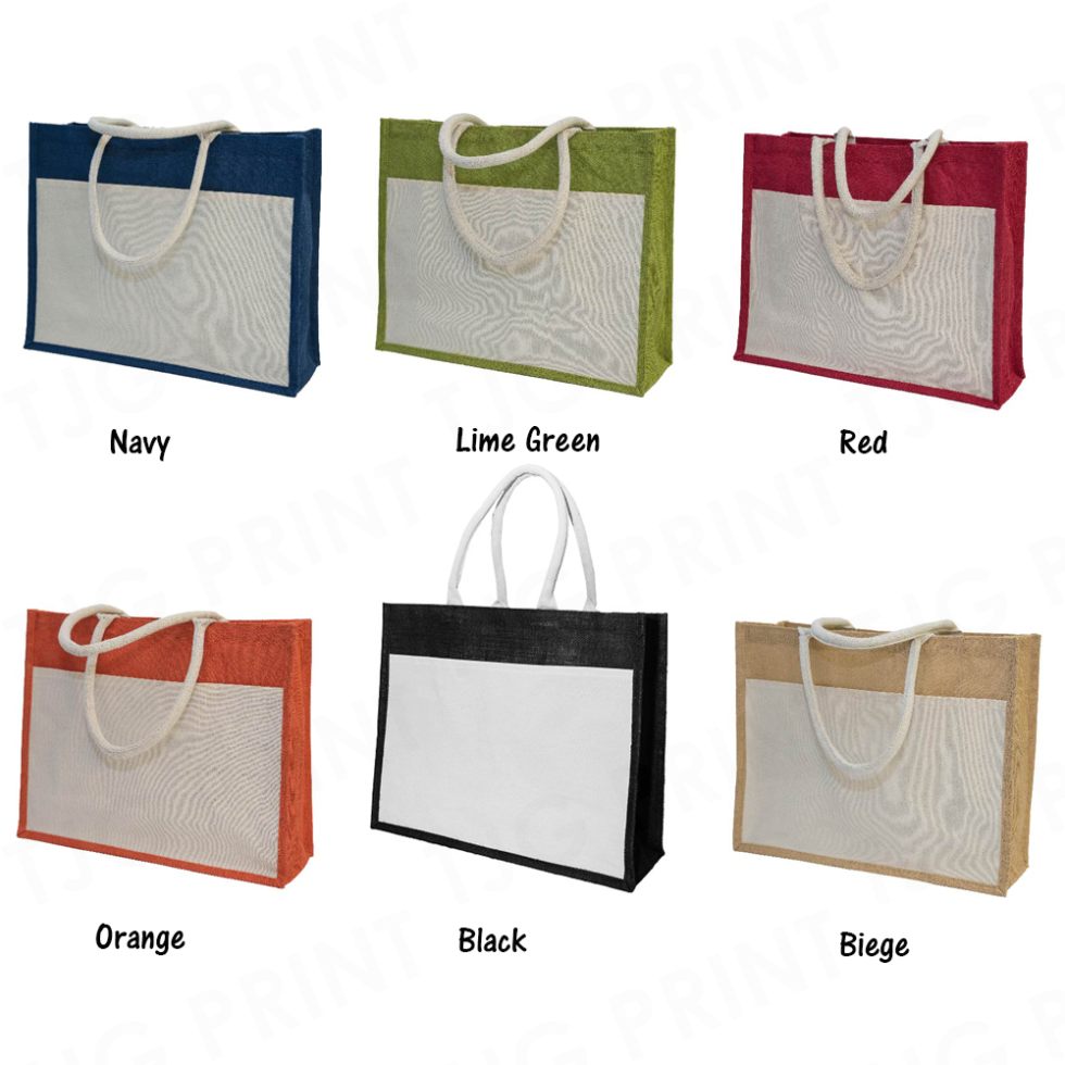 Jute Bag Printing Singapore | Best Custom Print Corporate Gift | TJG Print